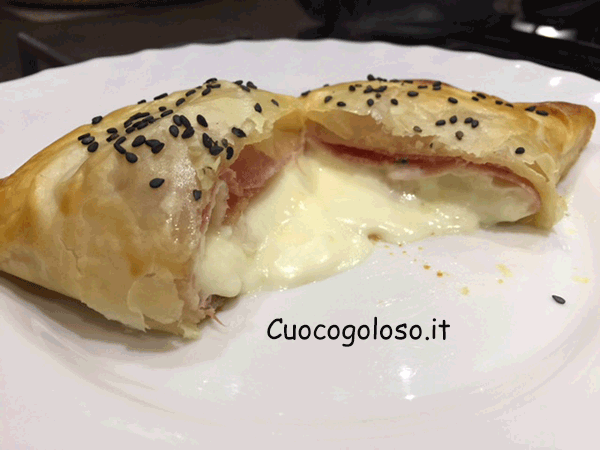 Fagottino filante con Tomino e Speck